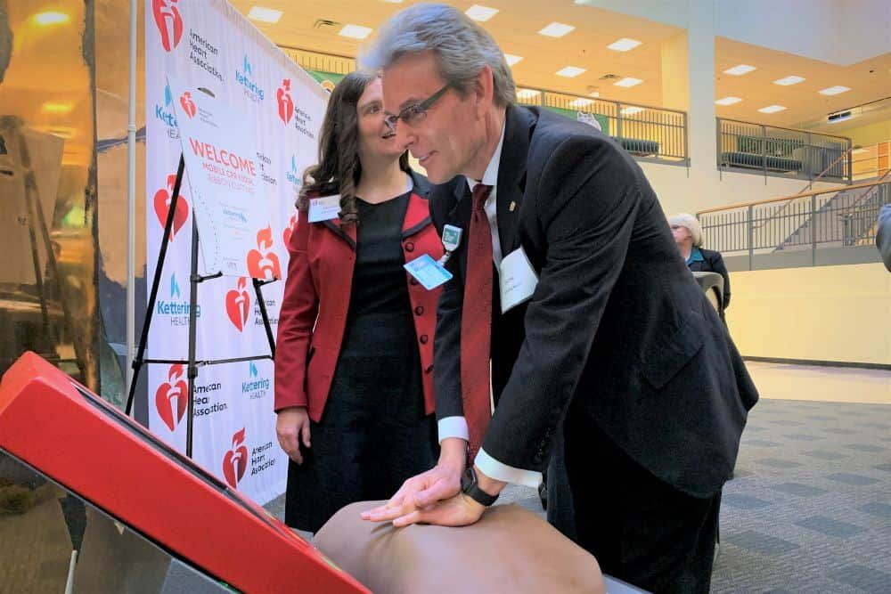 New Mobile CPR Kiosk Aims to Improve Health of Community | Kettering Health